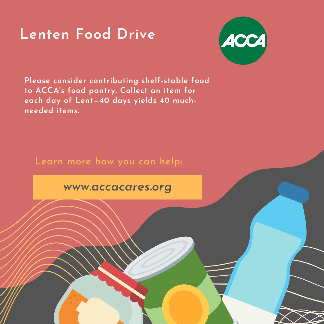 Lenten Food Drive – ACCA – Annandale Christian Community for Action